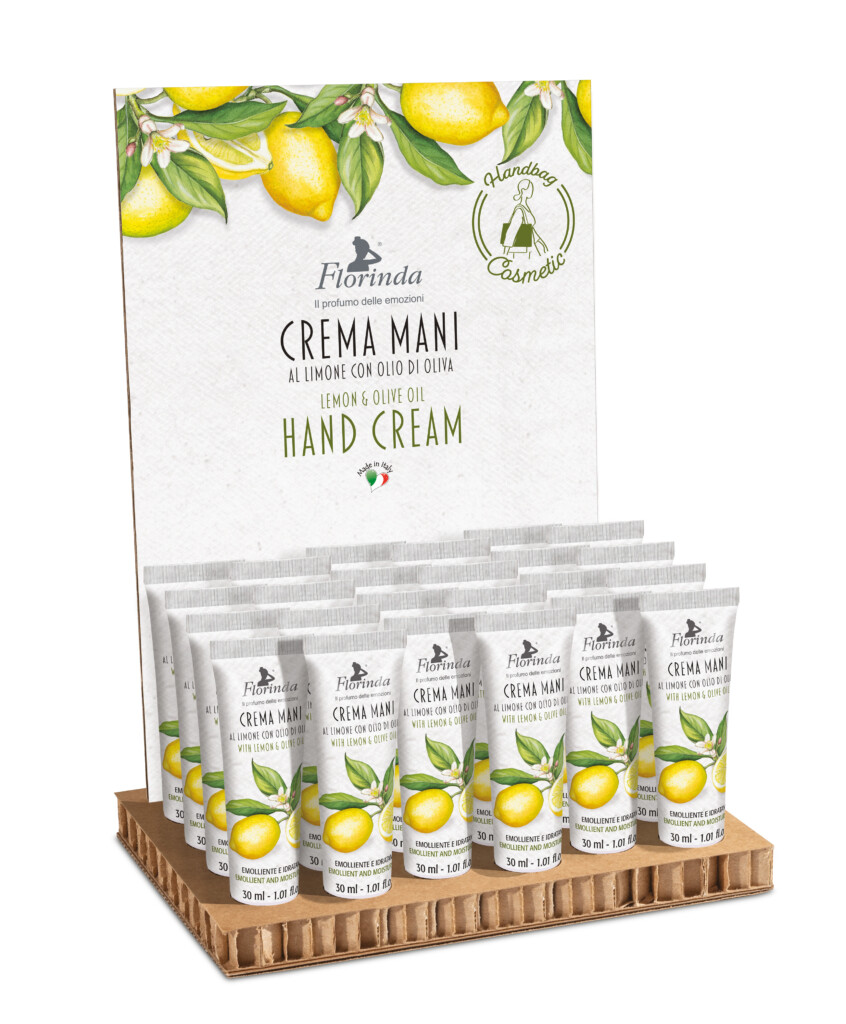 Håndcreme LIMONE & OLIVENOLIE 24 STK. i display - Ally Design